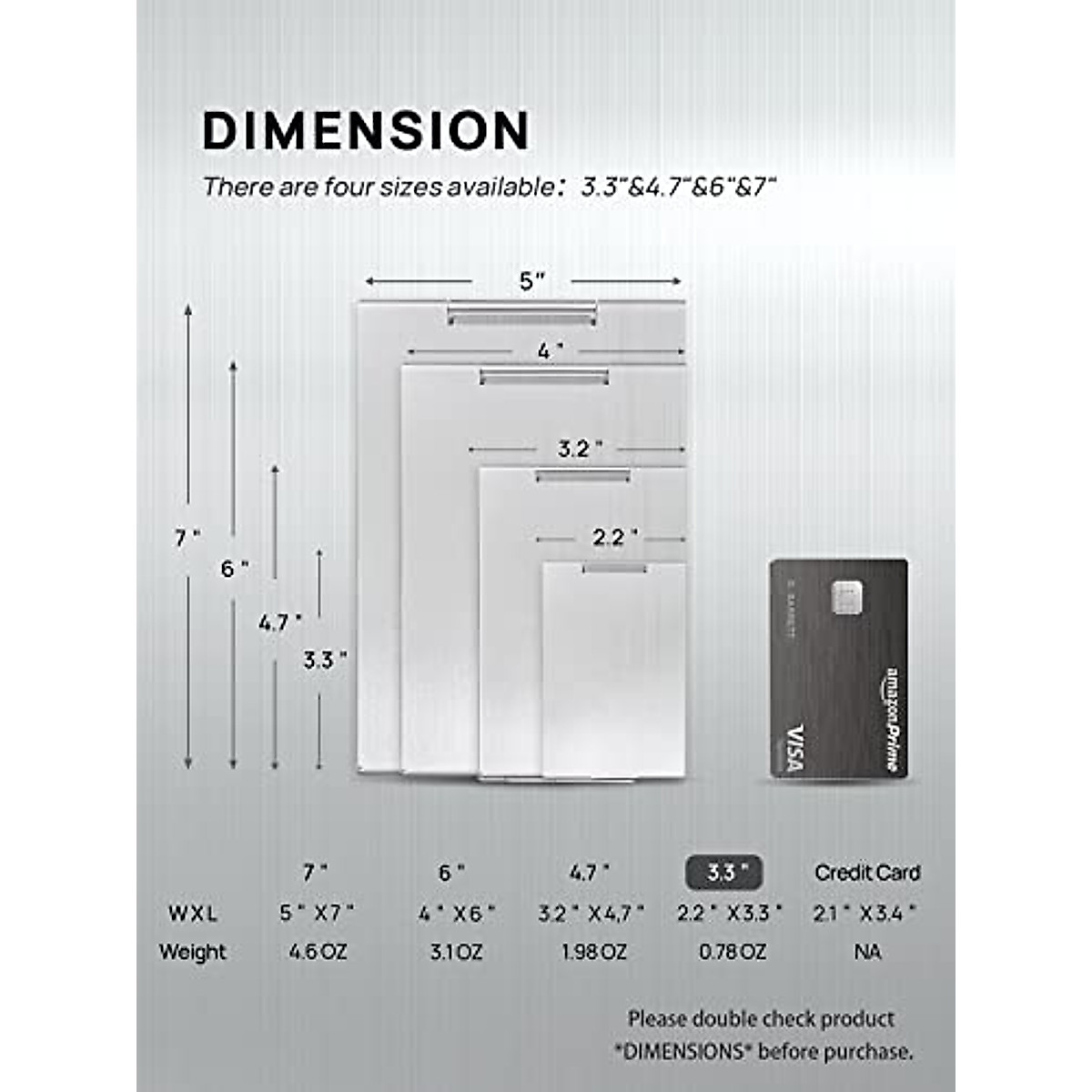 MIRRORNOVA Portable Folding Mirror, Ultra-Slim Durable Makeup Tabletop Mirror for Travel with Aluminum Shell, Mini Size, 3.3''