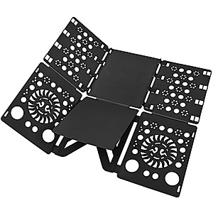 BoxLegend V3 Shirt Folding Board t Shirts Clothes Folder Durable Plastic Laundry folders Folding Boards,Black