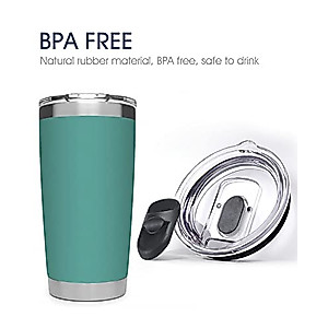 Magnetic Spill Proof Slider Lid, ALIENSX Replacement Tumbler Lids for Yeti Rambler, Ozark Trail, Old Style Rtic Coffee Tumbler (30 oz - 1 Pack)