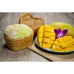 WD- Thai Kra-tip Sticky Rice Heart shape Bamboo Basket Handmade Steamers Cookware-4 inch for Home,restaurant or Cookware -collecting things.
