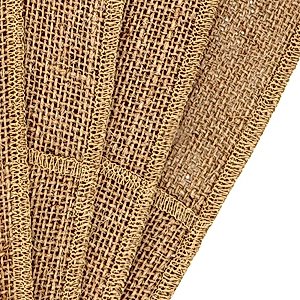 AOKQYA Burlap Silverware Holder Set Of 10 Reusable Rustic Utensil Holder Pouch for Table Setting (Natural)