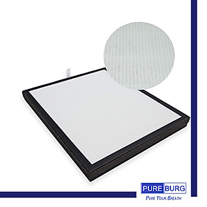 PUREBURG WA777 Replacement True HEPA Filter Compatible with Wagner Switzerland WA777, 883, 885, 886 Series/LEMARC USA WA777 Air Purifiers, H13 2-Pack