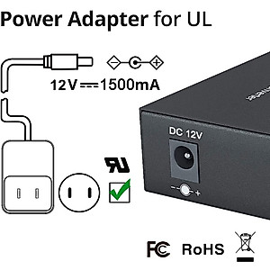 10Gtek 5-Port 2.5G Multi-Gigabit Ethernet Network Switch, 5 x 2.5GBASE-T Compatible with 10/100/1000/2500Mbps, Plug & Play | Ethernet Splitter | Lifetime Warranty
