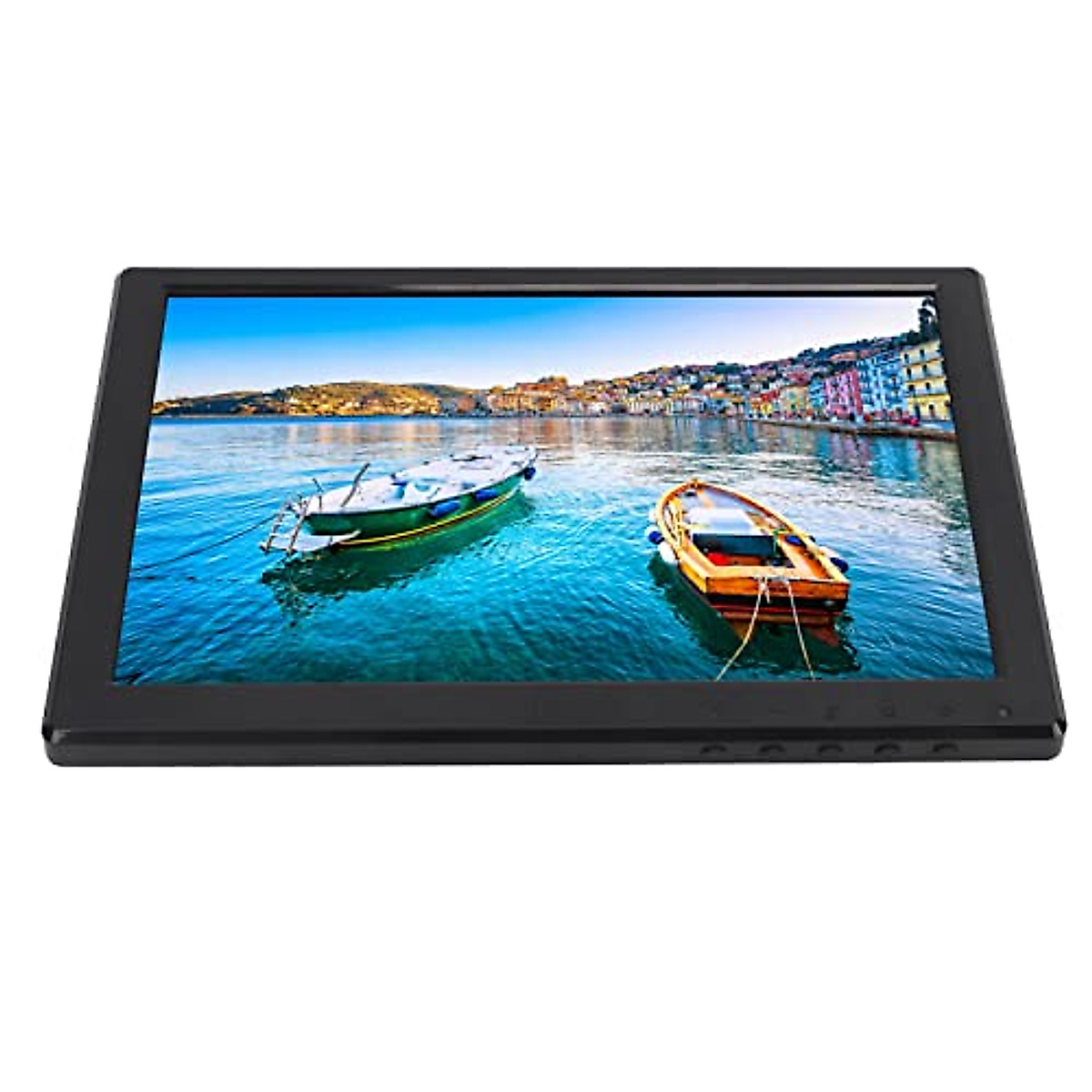 HD Monitor, 10.1 Inch DVR Monitor Screen TFT LED Multiinput Interface for Laptop (US Plug)