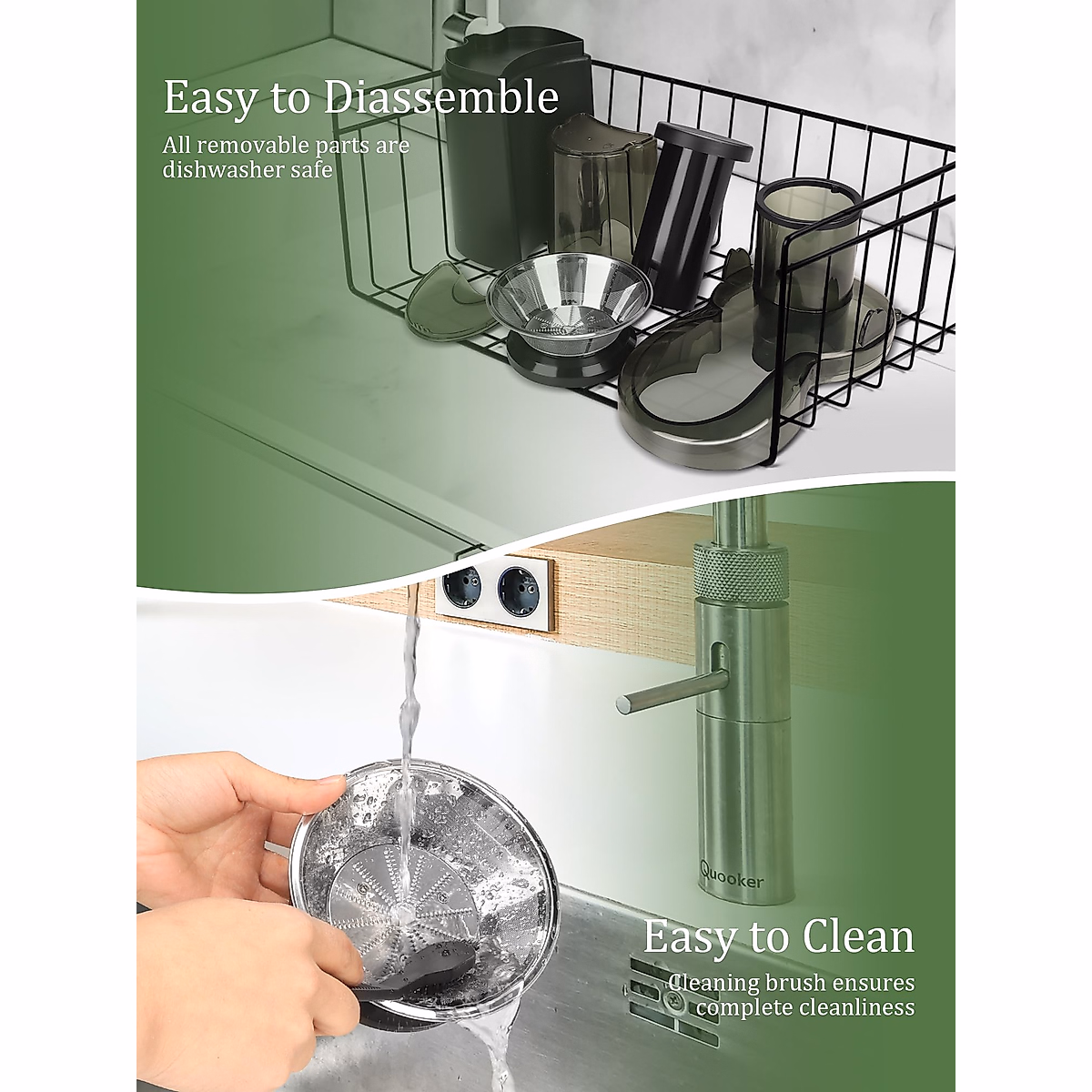 Healnitor 800W Centrifugal Juicer Machines Vegetable and Fruit with 3” Wide Chute, Juice Extractor with 2 Speeds, Easy to Clean, Anti-Drip, BPA Free