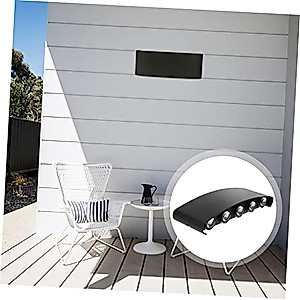 SEWOART Curved Wall Light Wall Sconces Outdoor LED Wall Mounted Light Fixture Wall Light Fixtures Wall Lamp Outdoor Sconce Lights Aluminum Black Home Wall Lamp Wall-Mounted Outdoor Light