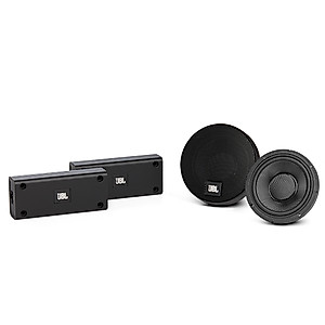 JBL - STADIUM52CF 5 1/4" 2-Way Car Audio Component Speakers (Pair) w/ STADIUM32S 3" Midrange upgrade System (Pair)