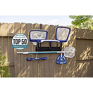 Poolmaster Swimming Pool Maintenance Tool Organizer, Black