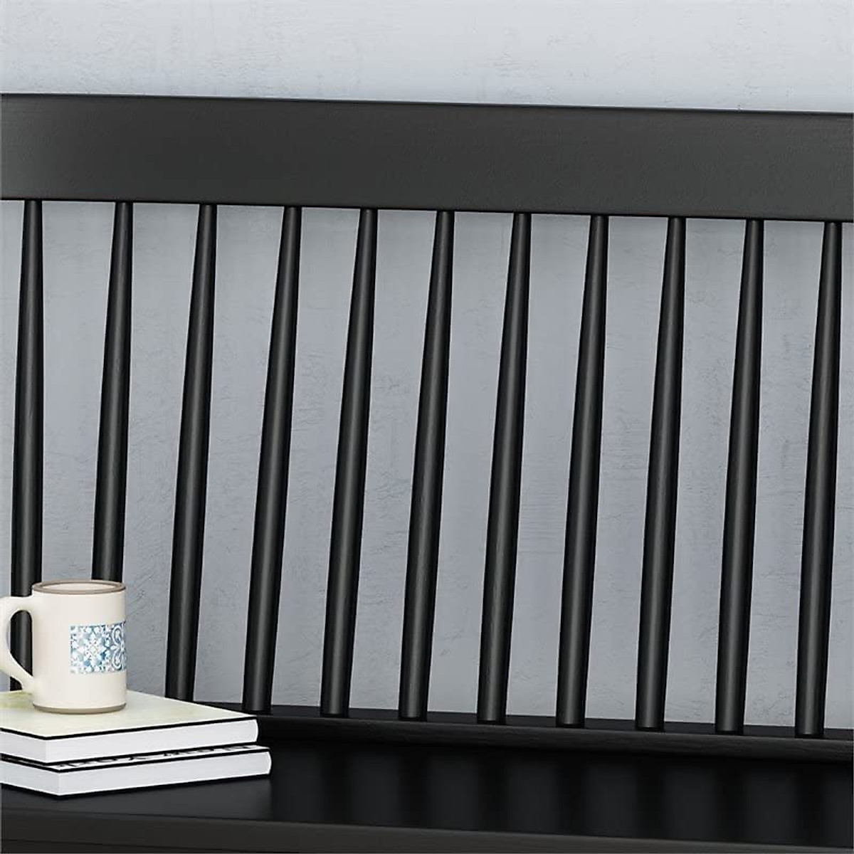 Great Deal Furniture Eartha Farmhouse Bench, Black