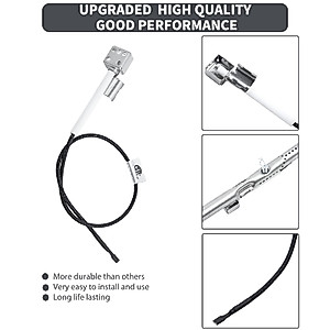 G432-8S01-W1 Igniter Kit Grill Replacement Parts for Charbroil Ignitor with Hose Clamp 463347519 463673519 463377319 463625217 463243518 463342119 CHRG432-8S01-W1 Char-Broil Ignition Electrode