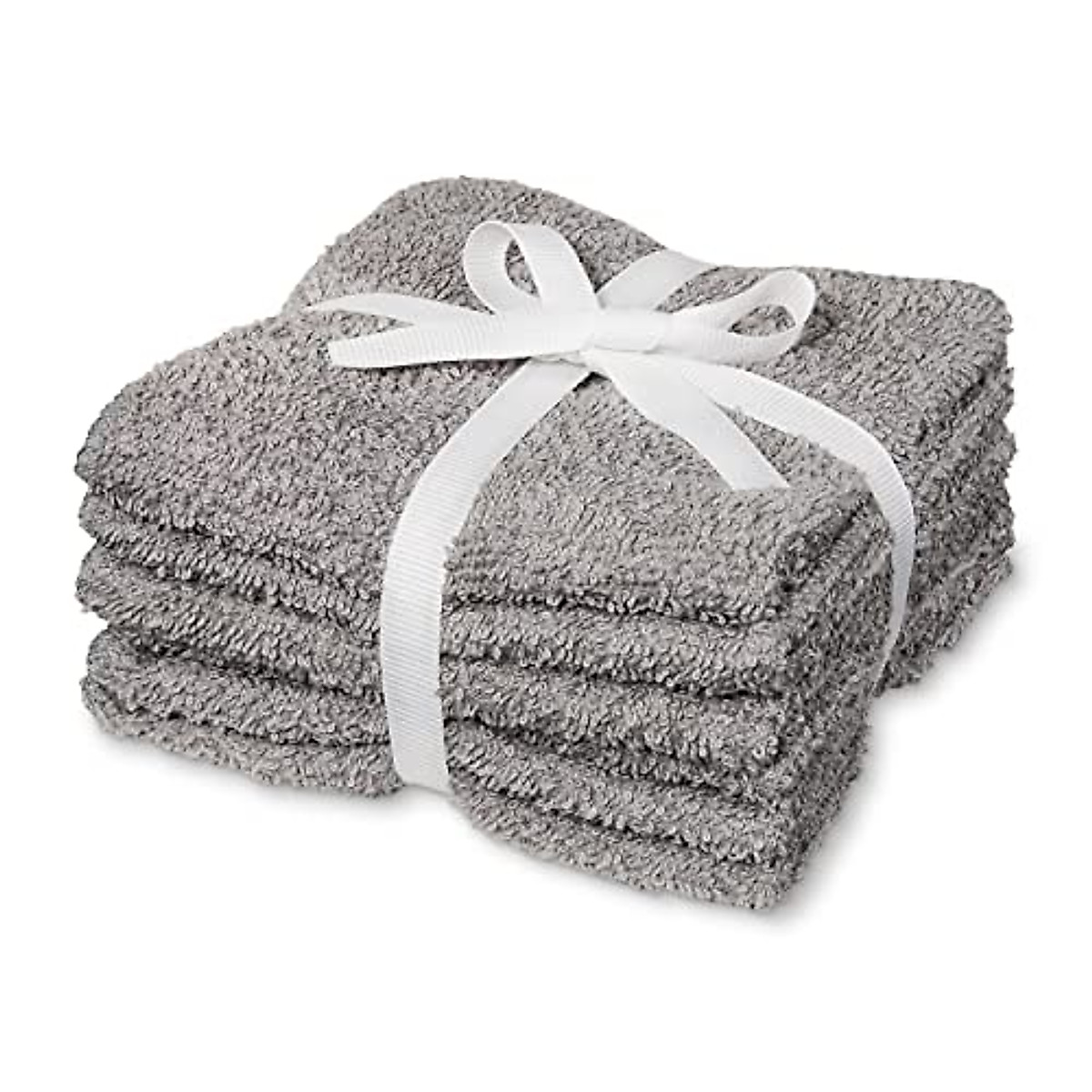 Room Essentials Standard Grey Washcloths 12" x 12" 12 Count (2 Pack)