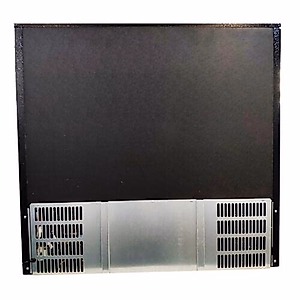 Koolmore BC-2DSW-BK 2 Door Back Bar Cooler Counter Height Glass Door Refrigerator With Led Lighting - 7.4 Cu.Ft.; Black