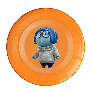 SYYFB Unisex Inside 2015 Out Sadness Character Outdoor Game Frisbee Flyer Frisbee Orange