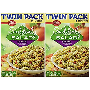 Betty Crocker Suddenly Pasta Salad, Classic, Twin Pack, 15.5 oz