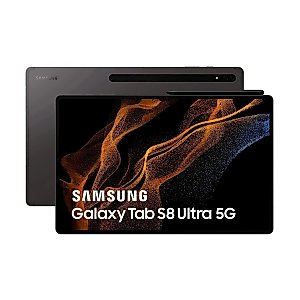 SAMSUNG Galaxy Tab S8 Ultra | Super AMOLED, 120Hz, HDR10+ 14.6" Screen | 128GB 8GB RAM | Graphite