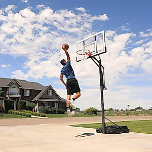 Lifetime Portable Basketball Hoop, 54 Inch Steel-Framed Acrylic Backboard