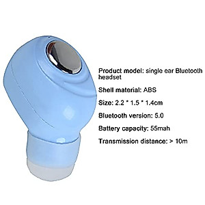 OCUhome True Wireless Earbuds, Bluetooth Headphones, L16 Wireless Earphone Bluetooth 5.0 Noise-canceling Mini in-Ear Earbud Sports Headset for Business Black