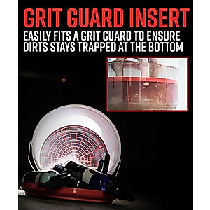 Adam's Wash Bucket (5 Gallon Bucket + Grit Guard) - Car Detailing Tool for Car Washing & Garage Storage | Stores Car Wash Soap, Foam Cannon, Foam Gun, Microfiber Towels & More