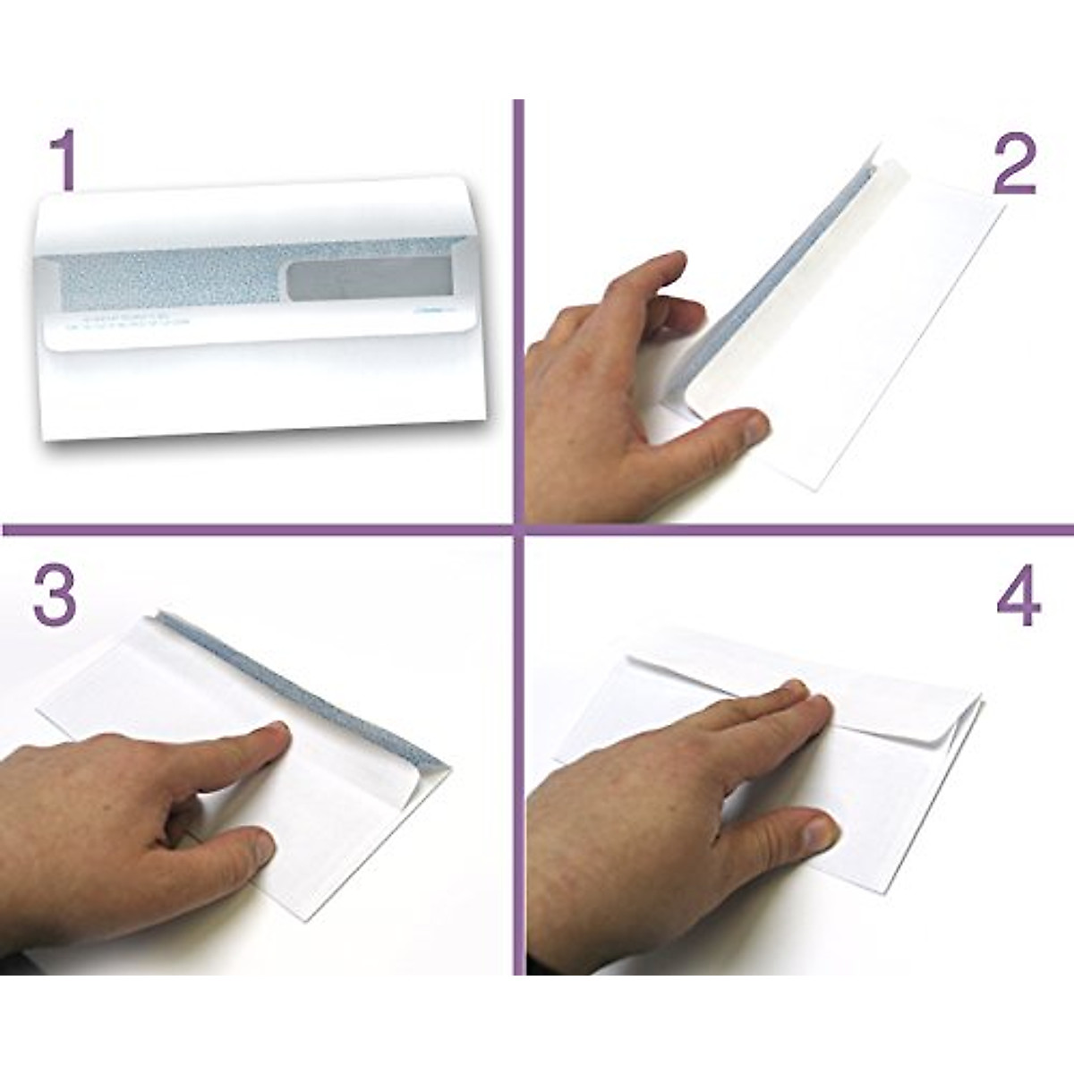 #9 Ready-Seal Double Window Security Tinted Check Envelopes, Compatible for QuickBooks Checks, Sage 100 program, Blackbaud Software ETC, from NextDayLabels, Box of 500