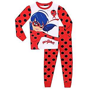 Miraculous Ladybug Girls' Lady Bug Pajamas 5 Multicolored