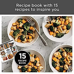 Ninja FT102CO Foodi 9-in-1 Digital Air Fry Oven Air Fry, Air Roast, Air Broil, Bake, Bagel, Toast, Dehydrate, Keep Warm, and Reheat, Stainless Steel (Renewed)