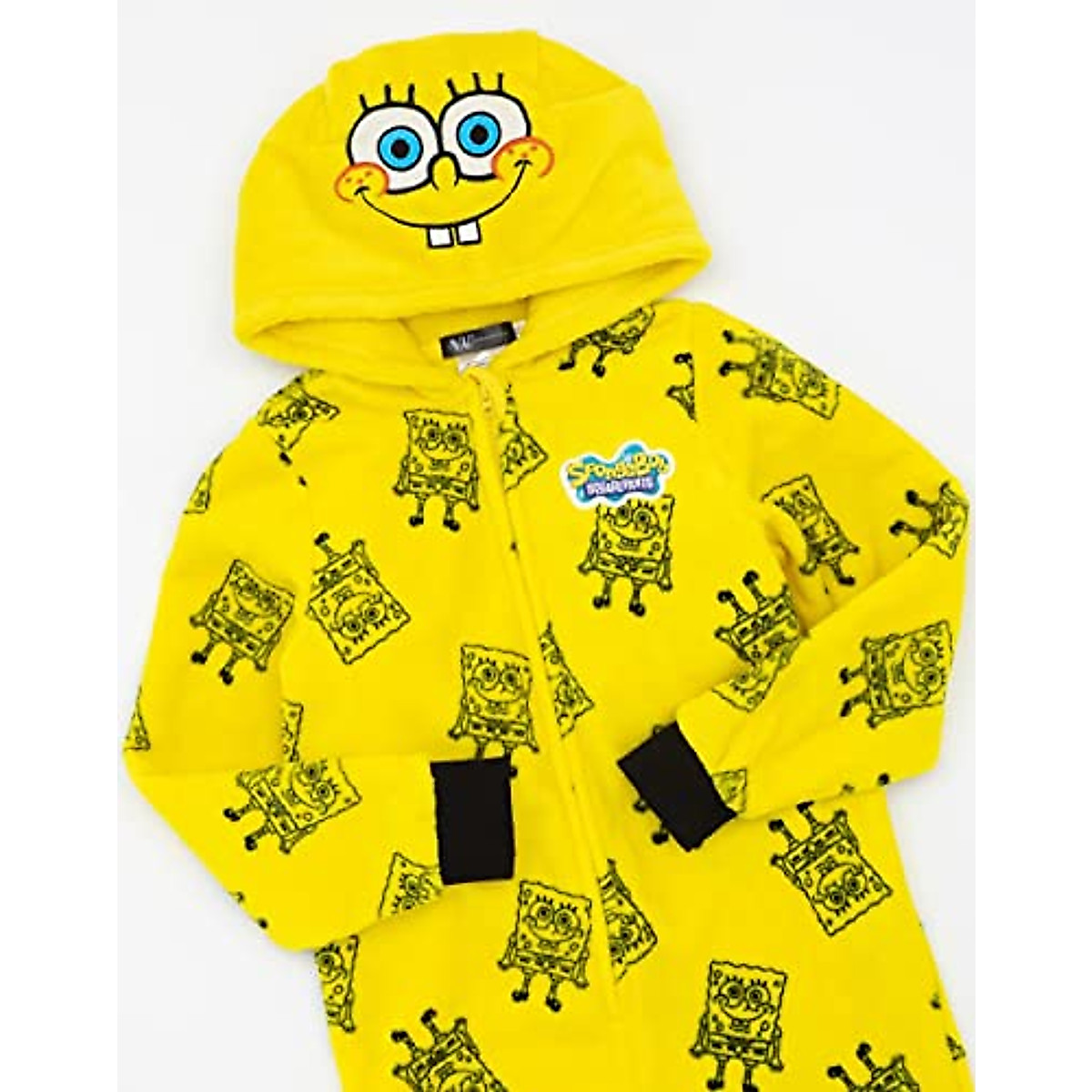 SpongeBob SquarePants Onesie Kids Yellow Character Pajamas
