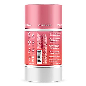 Crystal Magnesium Solid Stick Natural Deodorant, Non-Irritating Aluminum Free Deodorant for Men or Women, Safely and Effectively Fights Odor, Baking Soda Free, Coconut + Vanilla, 2.5 oz