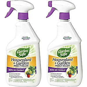 Garden Safe 80422 Houseplant and Garden Insect Killer 24-Ounce Spray, 2 Pack