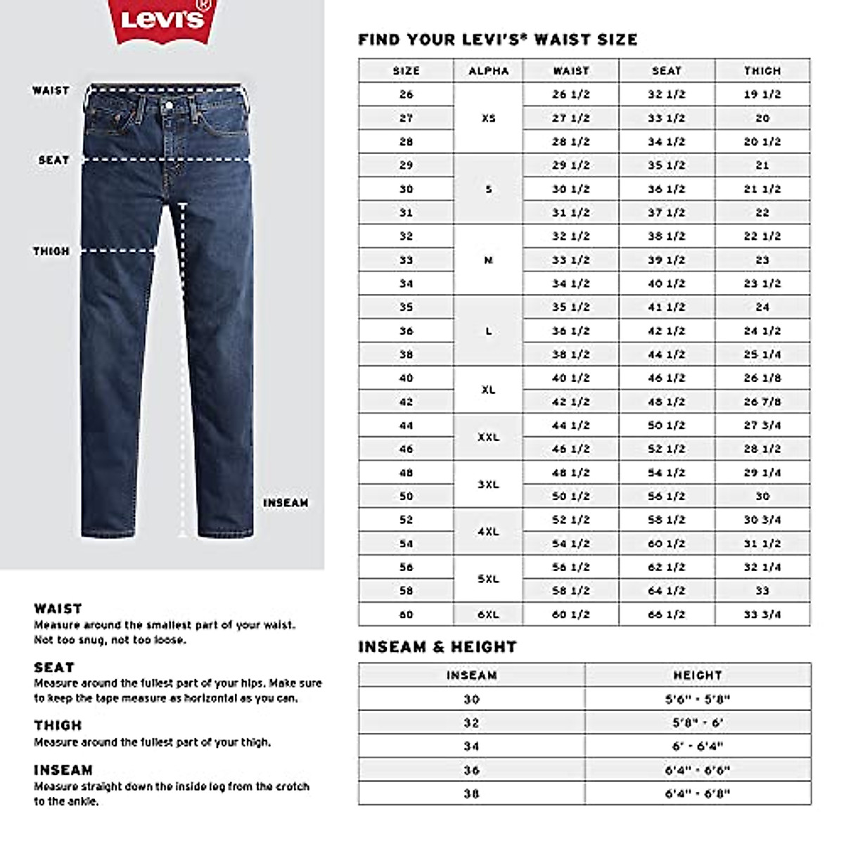Levi's Men's 550 Relaxed Fit Jeans (Also Available in Big & Tall), Dark Stonewash, 34W x 32L