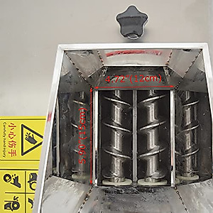 TECHTONGDA Electric Dough Divider Commercial Quantitative Dough Cutter 70-300g Stainless Steel Compact Dough Ball Maker 2500W 110V