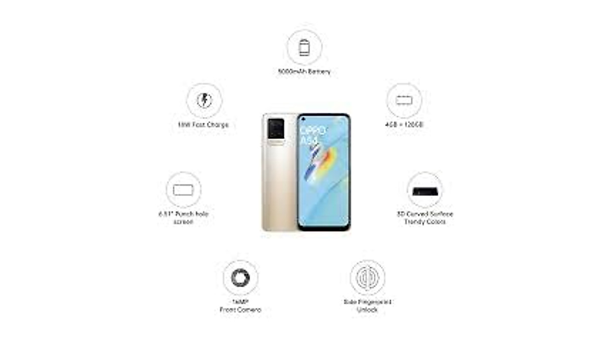 OPPO A54 CPH2239 Dual SIM 128GB ROM + 6GB RAM Factory Unlocked 4G/LTE ...