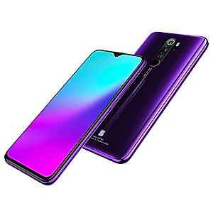 BLU G90 Pro – 6.5” HD+ Gaming Smartphone, Quad Camera, 128GB+4GB RAM – Purple Haze (Renewed)