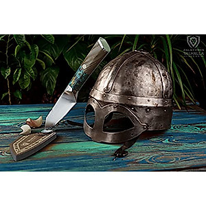 Dalstrong Paring Knife - 4 inch - Valhalla Series - 9CR18MOV HC Steel - Celestial Resin & Wood Handle - Professional Kitchen Knife - Razor Sharp - w/Leather Sheath