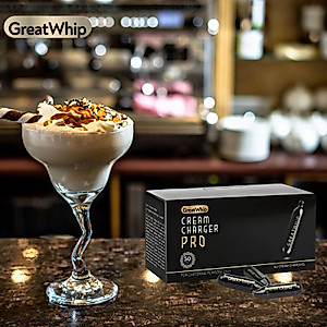GreatWhip Professional Whipped Cream Charger 600 Count / 1 Box Nitrous Oxide Cartridges Highest Purity Whip Cream Tank