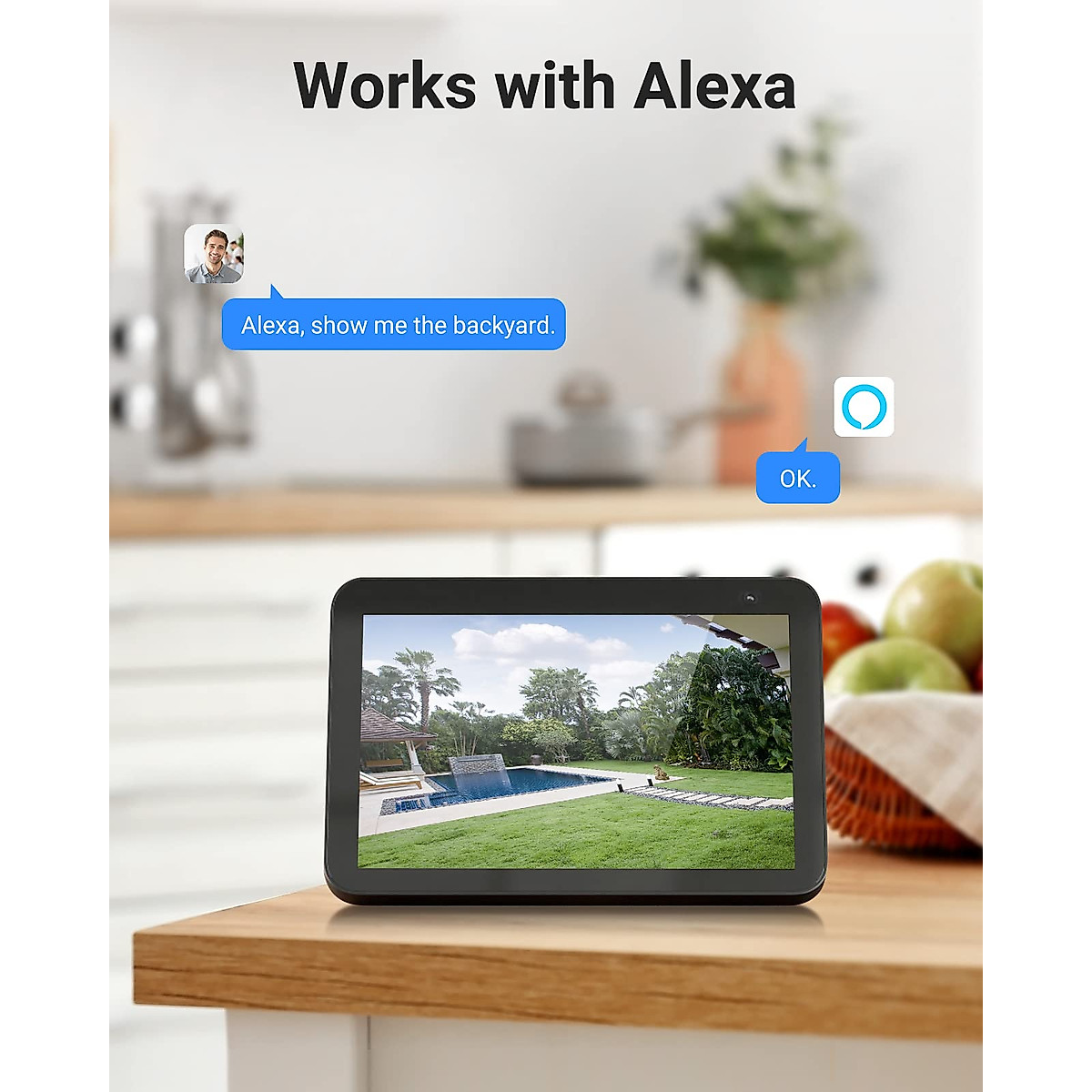 ANNKE 16CH PoE Security Camera System, 8X 3K/5MP Wired Turret IP Cameras with Built-in Microphone, 2.8mm Lens, IP67, 12MP NVR Recorder with 4TB HDD, AI Motion Detection, Compatible with Alexa
