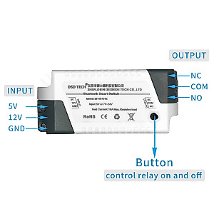 DSD TECH SH-BT01E Bluetooth Relay for iPhone and Android