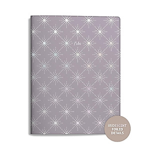 Southworth Premium Journal Set (3pk), 6.5”x 8.5”, Ethereal Geometrics (3 Coordinating Designs), Premium 28lb/105gsm Paper, Flex Journals, 32 Ruled Sheets/64 Pages Per Journal (91071)