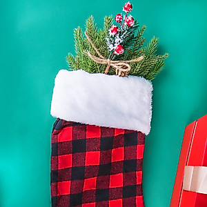 Alpurple Purple Star 60 PCS Artificial Pine Needles Branches-2 Styles Plant Pine Branches Christmas Tree Branches-Fake Greenery Pine Picks for DIY Christmas Garland Home Garden Party Wall Door Decor