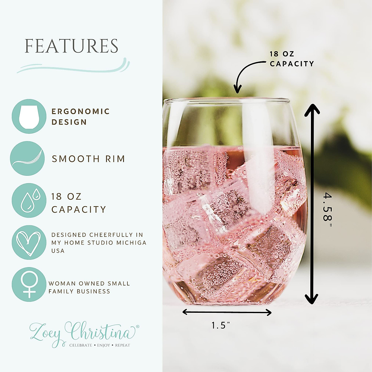 Yorkie Gifts for Women Best Yorkie Mom Dog Gifts Stemless Wine Glass for Her Large 0135