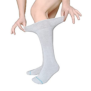 Replacement Sock Liner for Orthopedic Walking Boots Walker Brace,Tube Socks Under Air Cam Walkers and Fracture Boot Cast Shoe Surgical Leg Cover Grey 4 Pack