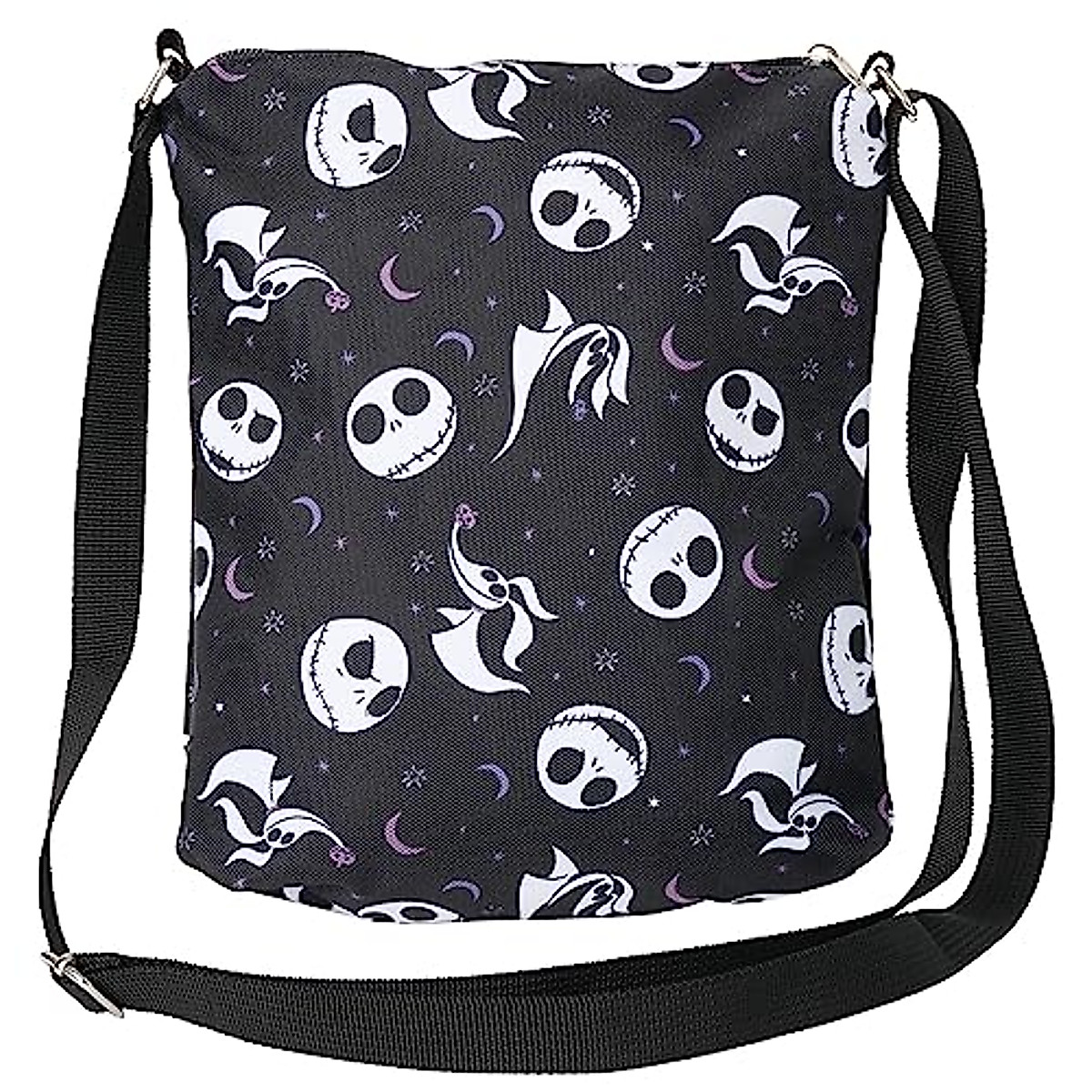 Disney Crossbody Bag Jack Skellington and Zero All Over Print Passport Travel