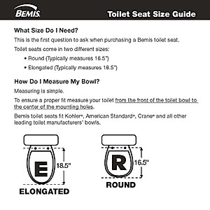 Mayfair 83EC 000 NextStep Child/Adult Built-in Potty Seat with Lift-Off Hinges, Multi, Round