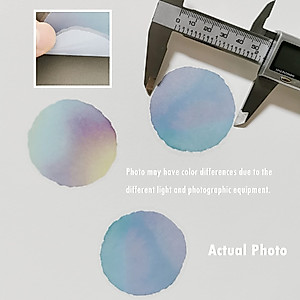 ROFARSO 120 Decals 2.2'' Ice Blue Polka Dots Wall Decals Stickers DIY Removable Peel & Stick Wall Art Decorations Home Decor for Nursery Bedroom Living Room Playing Room