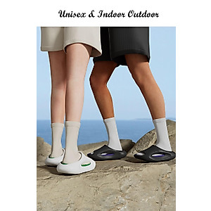 Non-Slip Shoes Shower Shoes Bathroom Slides Home House Slippers Thick Sole Quick Drying Cloud Cushion Reef Sandals Womens Mens Soft Comfortable Platform Sandals