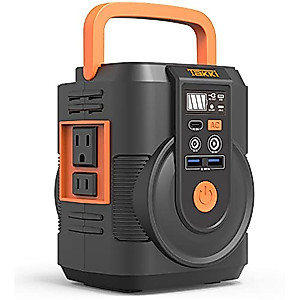 111Wh Portable Power Station, Takki Camping Solar Generator Power Bank with AC Outlet USB DC Port, Portable Charger Battery Pack for Fan, Camping, Laptop, School, Home, Emergency Backup