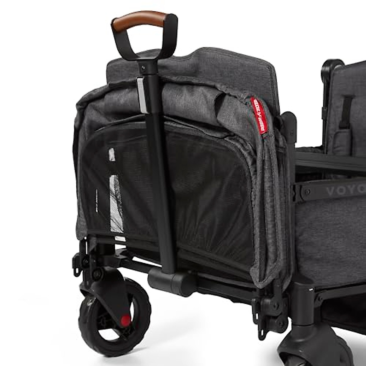 Radio Flyer Voya Stroller Wagon, 4 Seater Wagon Stroller for Kids with Low Sides, Baby Stroller Wagon, Quad Stroller