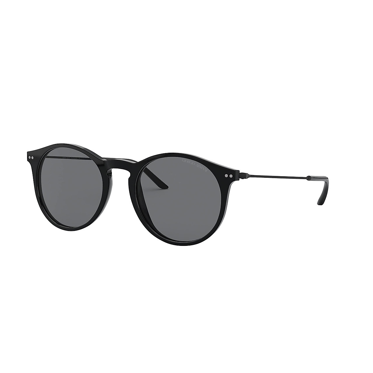 Giorgio Armani Man Sunglasses Black Frame, Grey Lenses, 51MM