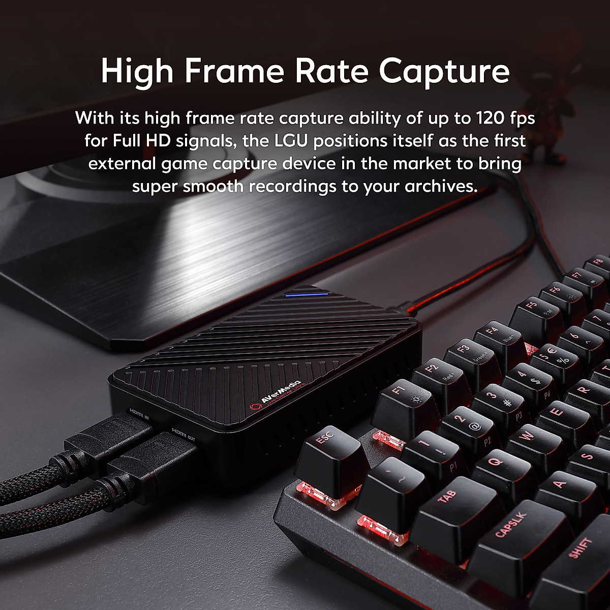 AVerMedia Live Gamer Ultra GC553 – 4K60 HDR Pass-Through, 4K30 Capture, Low Latency for Xbox Series X/S, PS5, Switch, Windows 11/macOS 10.13