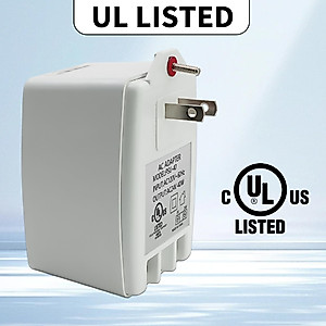 24V 40VA Plug-in Transformer,Doorbell AC Power Supply Adapter with PTC Fuse - Ring Doorbell and Thermostat, Compatible with Nest, Ecobee, Sensi, Honeywell - UL Listed (by CENTROPOWER)