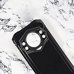 AQGG Tempered Glass Film + Cover for Doogee S98 [6.30"], 9H Hardness Screen Protector and Soft Silicone Case Bumper Shell Black Flexible Phone Protective TPU Cases-Starry Sky